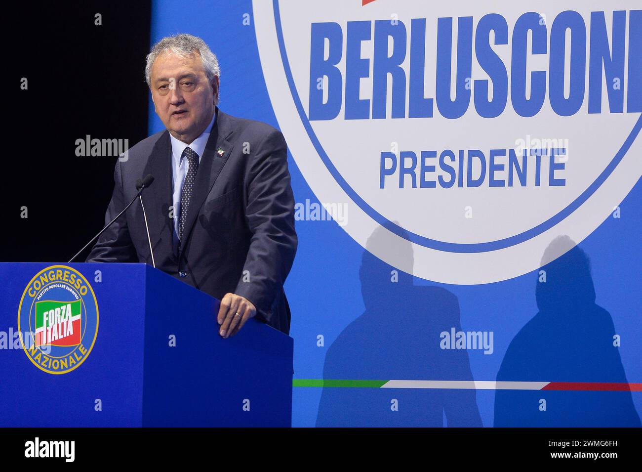 Italy, Rome, February 24, 2024 : National Congress of Forza Italia, in ...