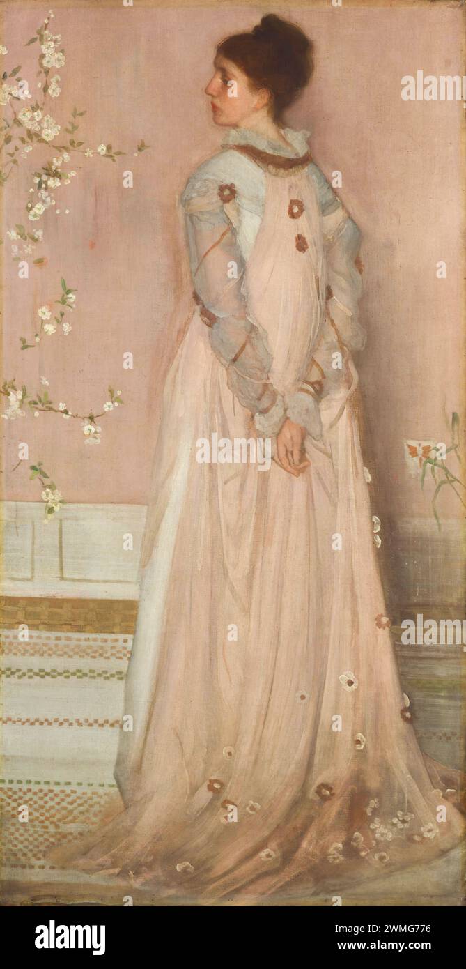 Whistler James Abbott McNeill - Symphony in Flesh Colour and Pink ...