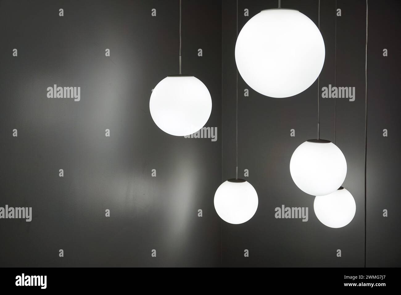 Close up modern ceiling light Stock Photo - Alamy