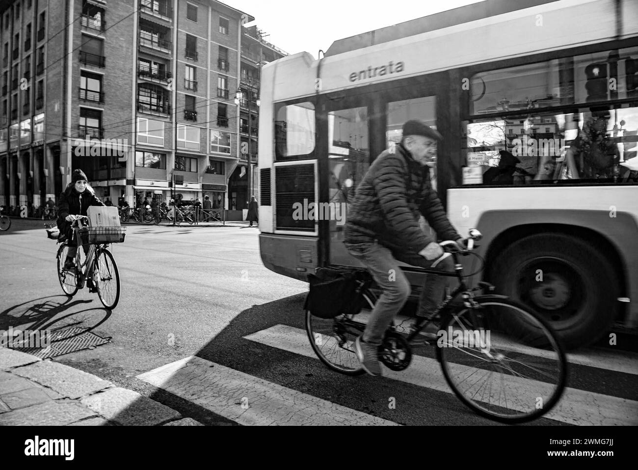 Parma train station transportation Black and White Stock Photos ...