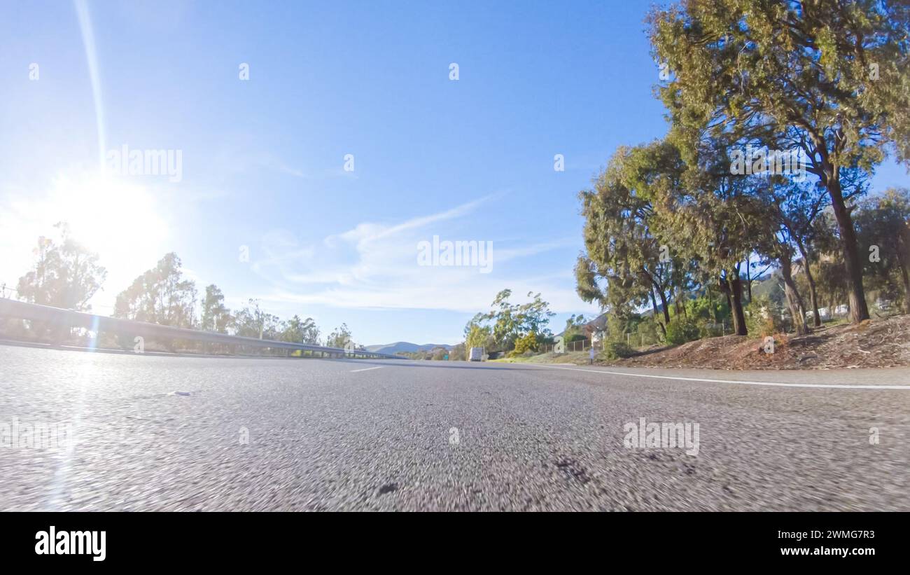 Daytime Journey on HWY 101 Near California Coast Stock Photo - Alamy
