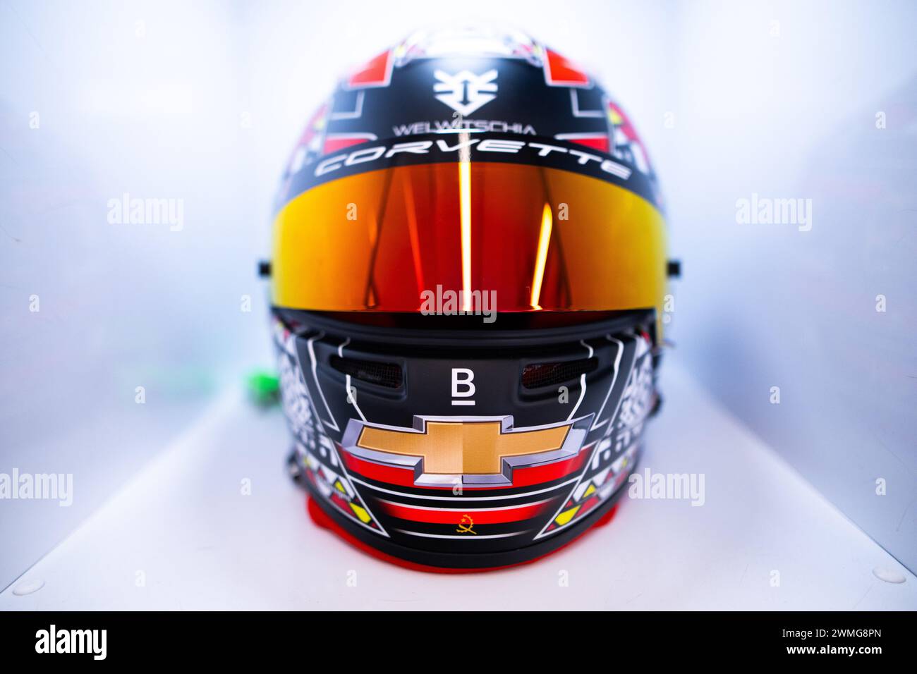 ANDRADE Rui (ang), TF Sport, Corvette Z06 GT3.R, helmet, casque, during ...