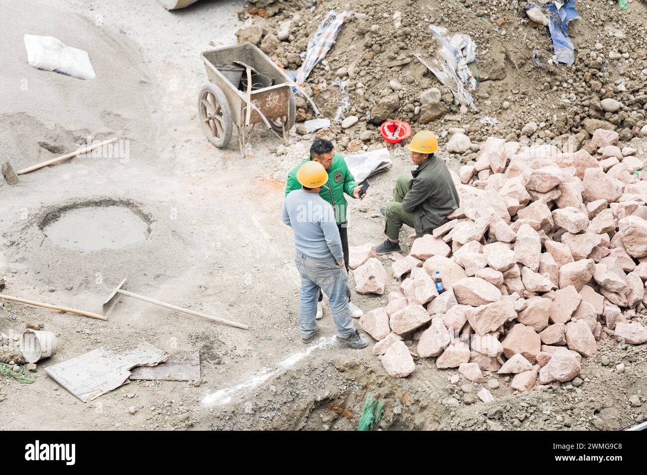 Construction work taking place hi-res stock photography and images - Alamy
