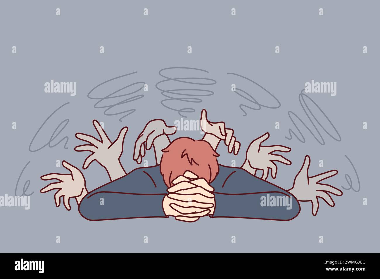 Nightmare hallucination Stock Vector Images - Alamy