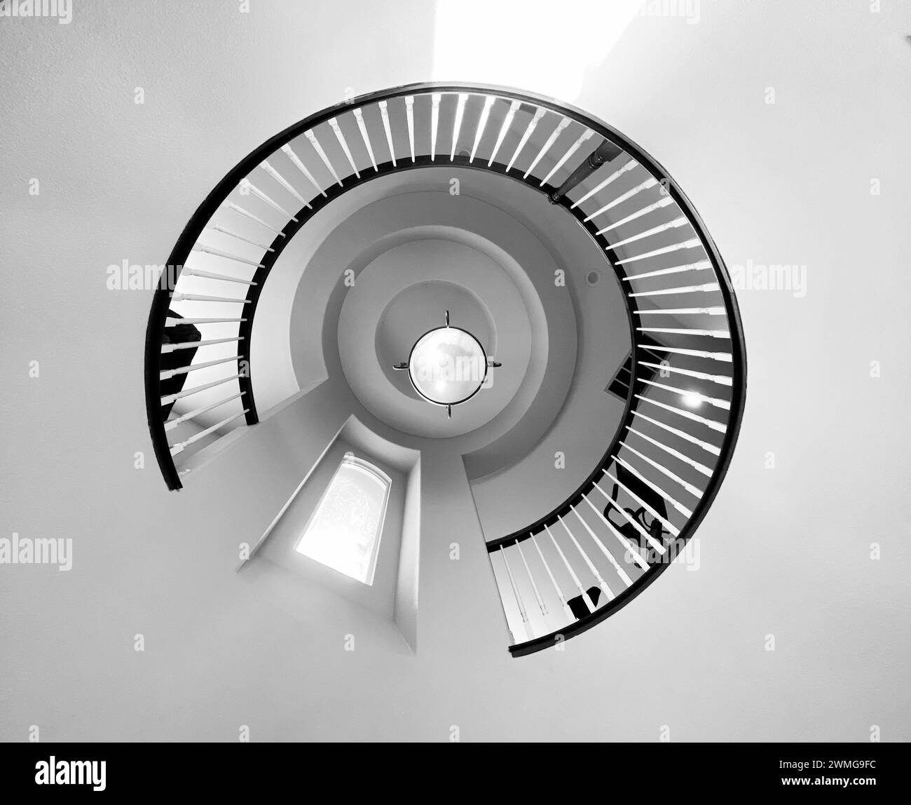Turret in black and white Stock Photo - Alamy