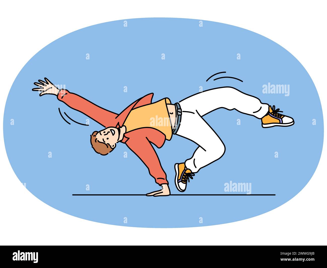 Rapper dance Stock Vector Images - Alamy