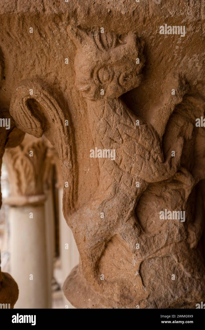 rampant lion, Church of Our Lady of the Assumption, thirteenth century ...