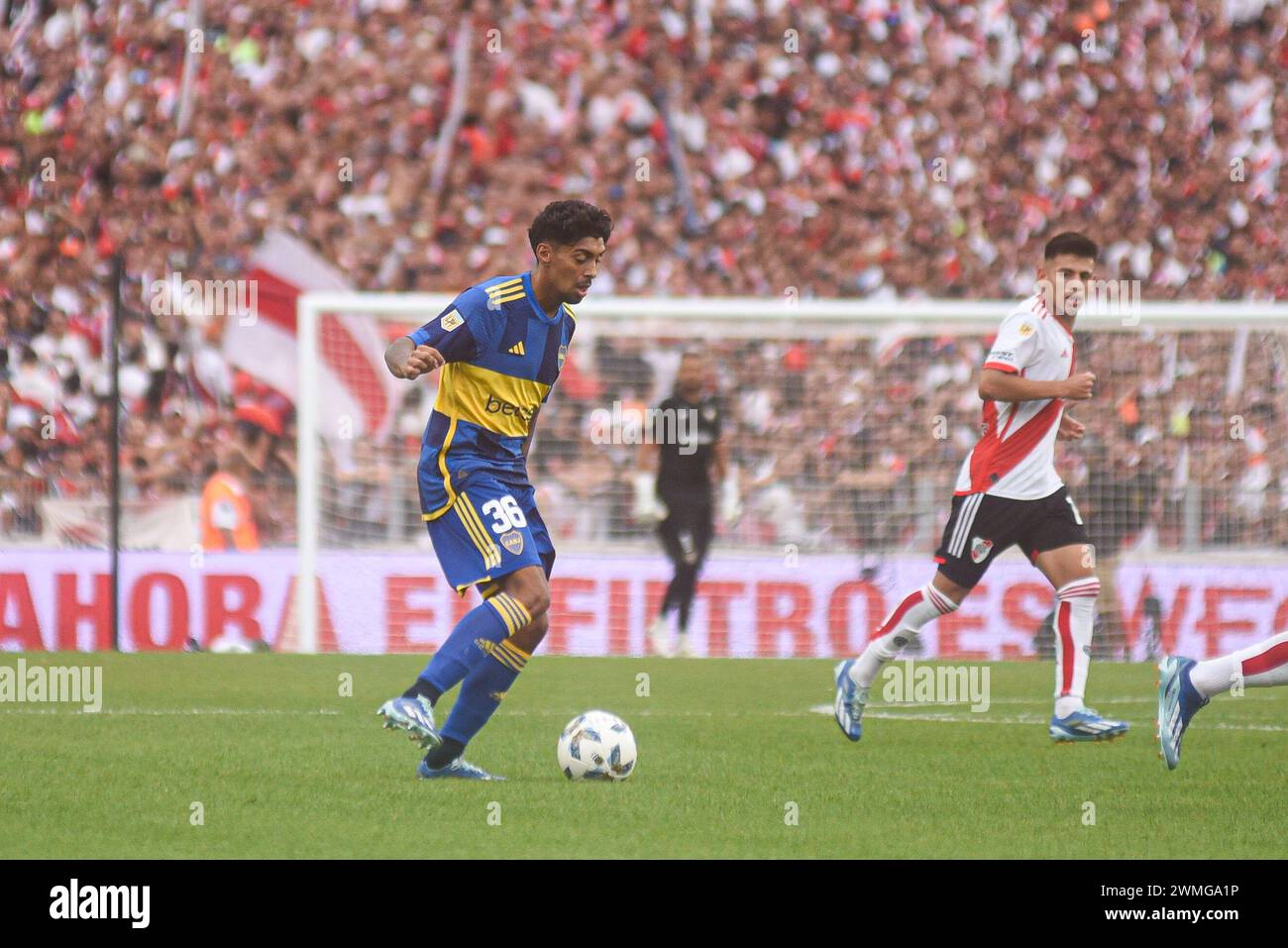 Buenos Aires, Argentina. 25th Feb, 2024. Cristian Medina of Boca ...