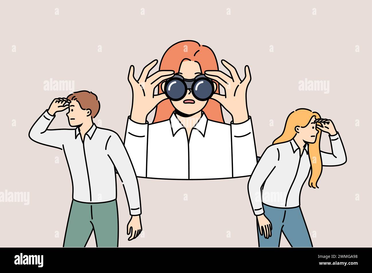 People looking in different directions hi-res stock photography and ...