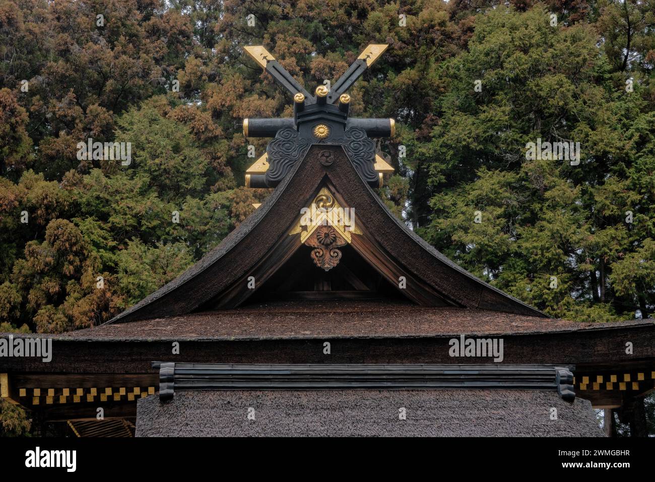 The Kumano Hongu Taisha Grand Shrine on the Kumano Kodo pilgrim's trail ...