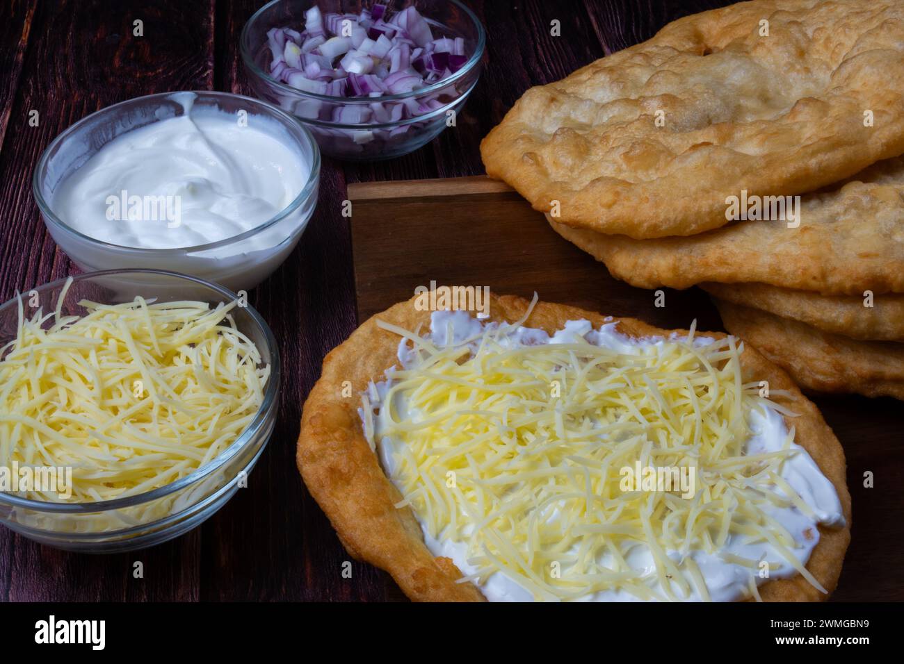 Deep fried flat bread hi-res stock photography and images - Alamy