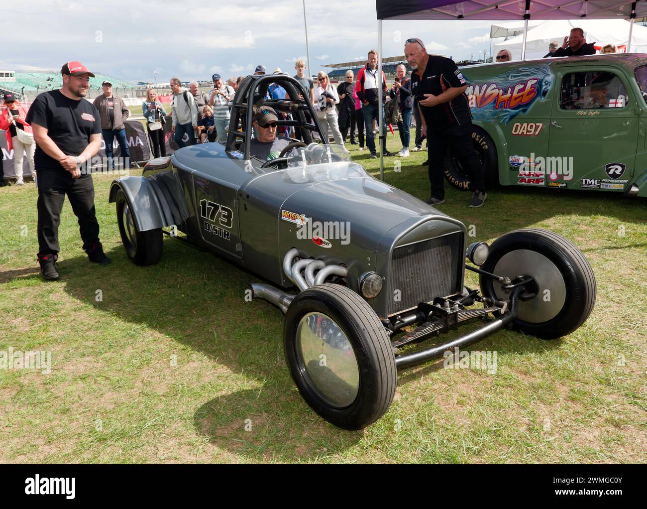 A Vintage Ford Hot Rod being demonstrated in the Yokohama Shift and ...