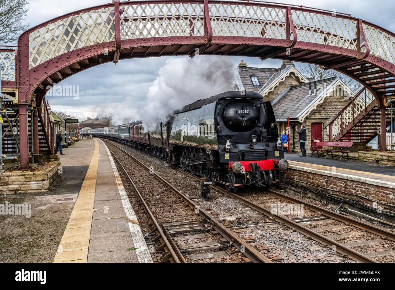 Steam trains over the Settle to Carlisle Railway, this is now a regular ...