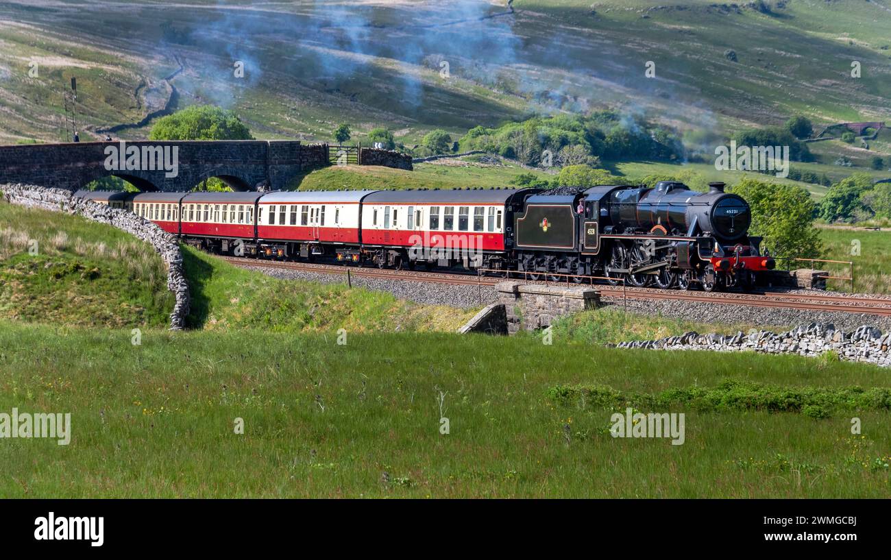 Steam trains over the Settle to Carlisle Railway, this is now a regular ...