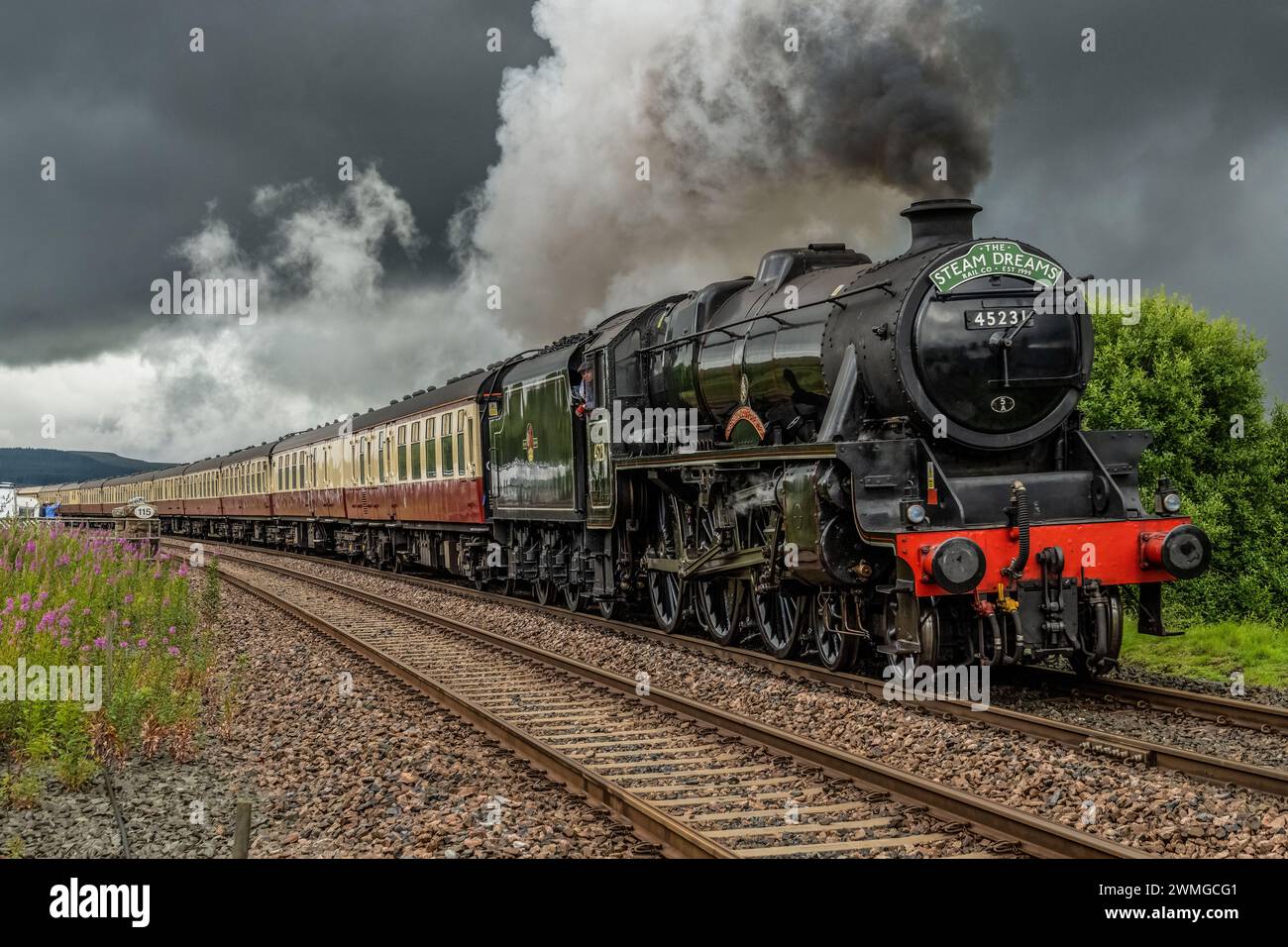 Steam trains over the Settle to Carlisle Railway, this is now a regular ...