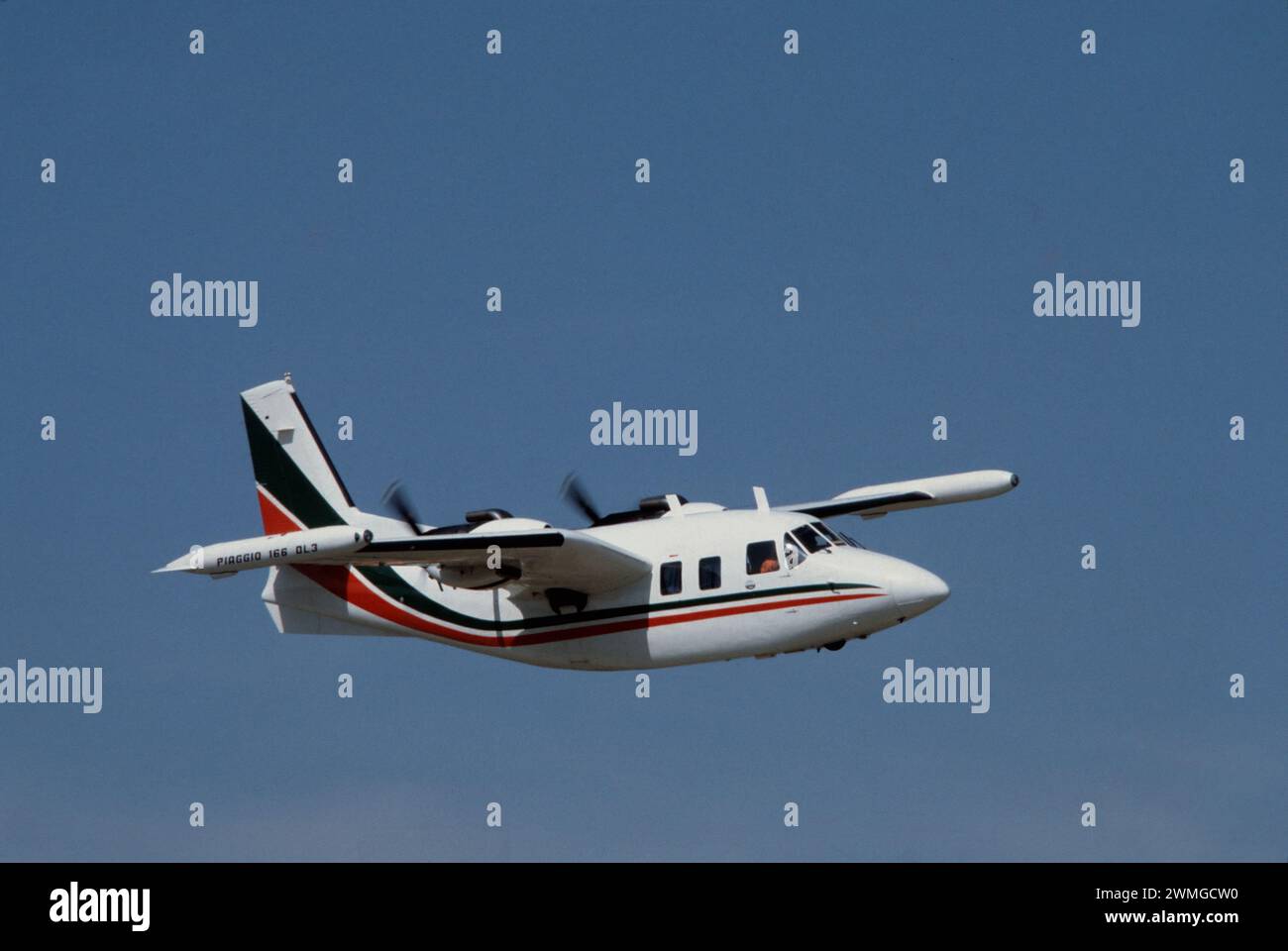 Piaggio P.166, Italian twin-engine pusher-type utility aircraft Stock ...