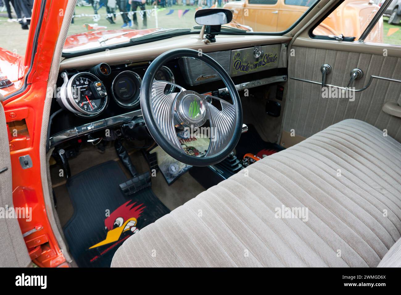 Interior view of a rare Studebaker Commander Starlight coupe Hot Rod ...
