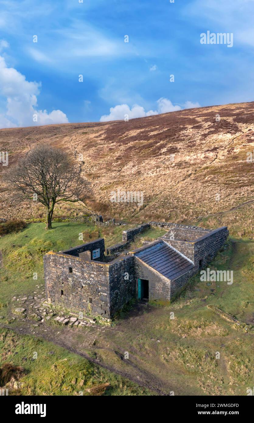 Top Withens (also known as Top Withins) is a ruined farmhouse near ...