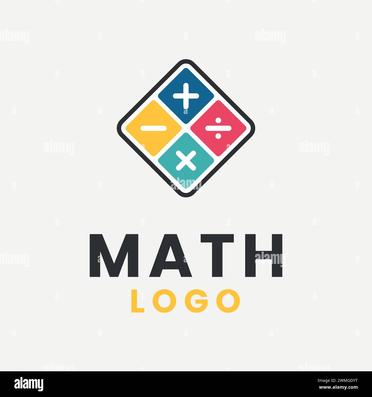 Mathematic logo hi-res stock photography and images - Alamy