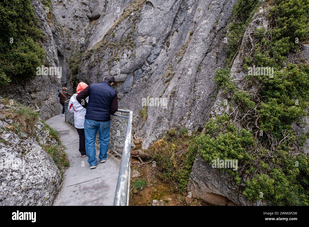 Yecla gorge, Santo Domingo de Silos, Burgos province, Spain Stock Photo ...