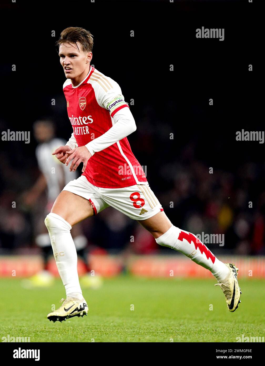 Arsenal's Martin Odegaard during the Premier League match at the ...