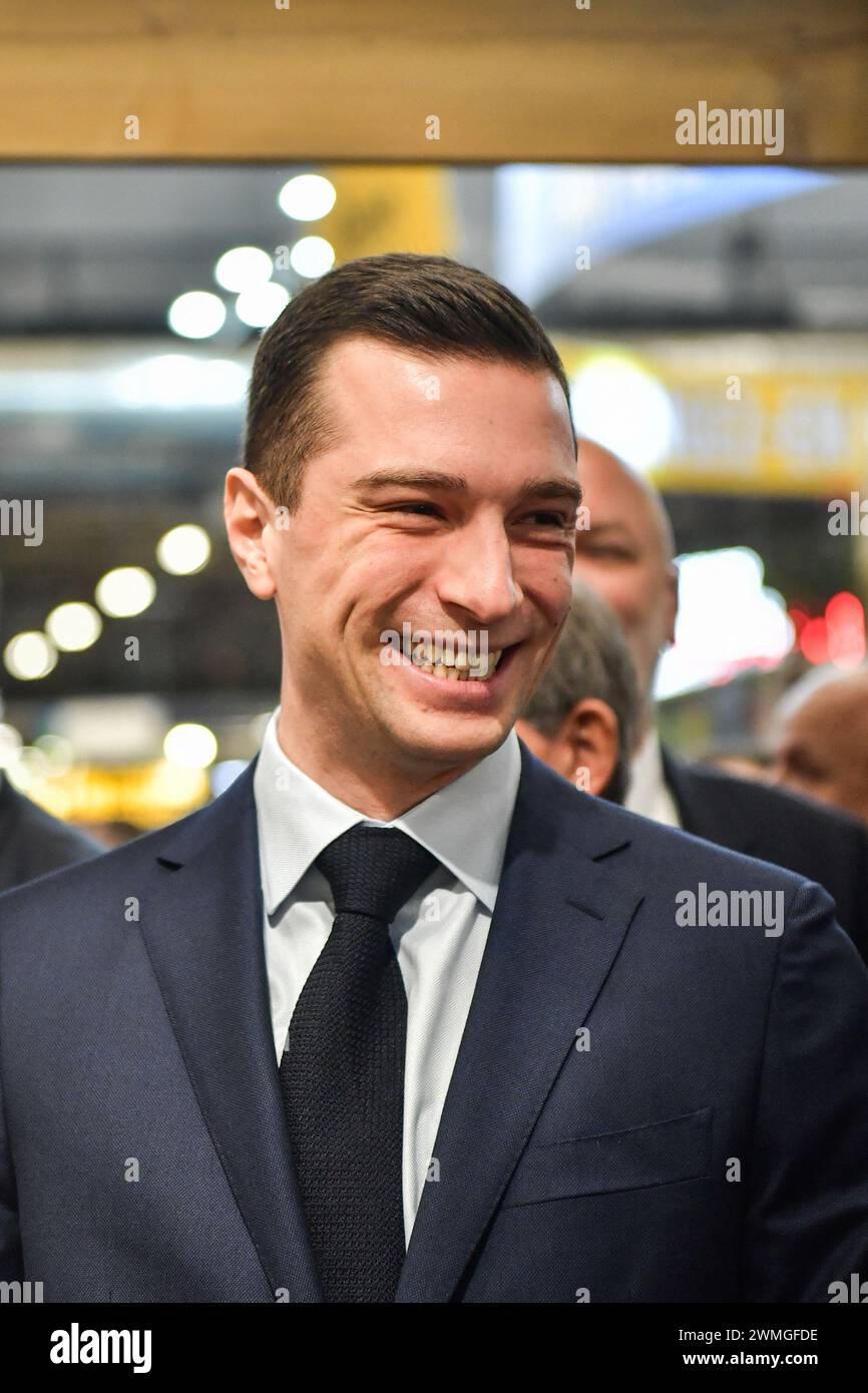 Paris, France. 26th Feb, 2024. President of the French far-right party ...