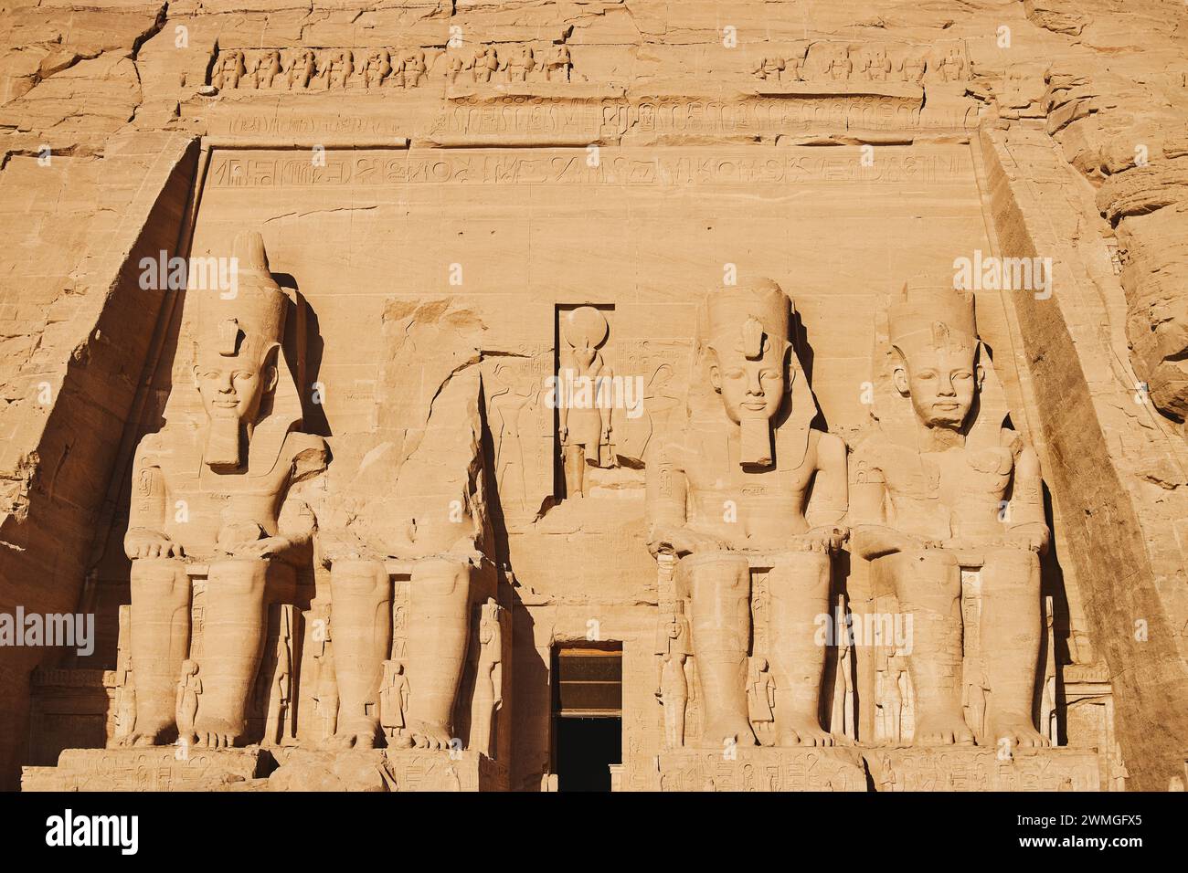 Front of the Temple of Ramesses II. Abu Simbel Temples. Popular ...