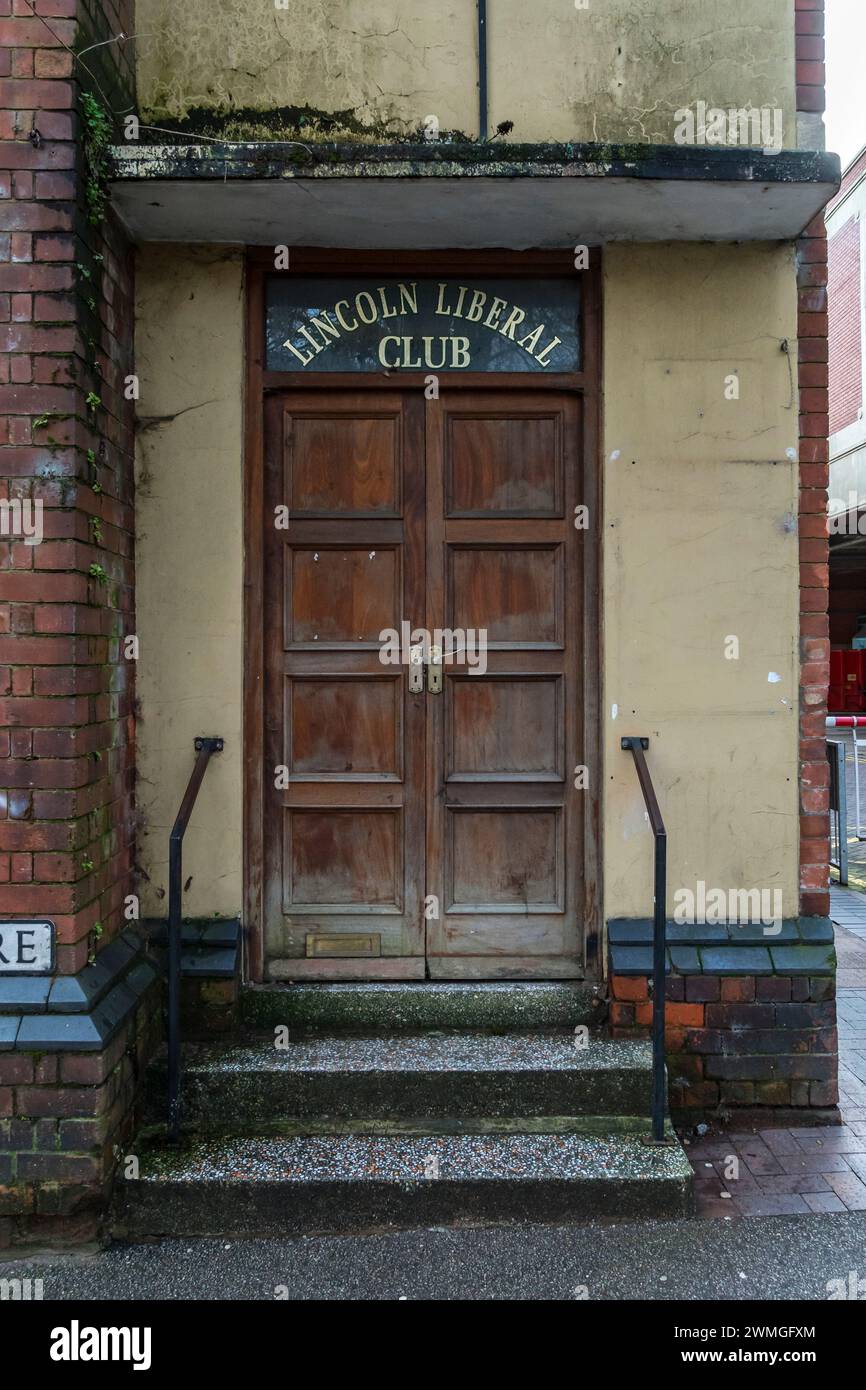 Entrance to lincoln liberal club hi-res stock photography and images ...