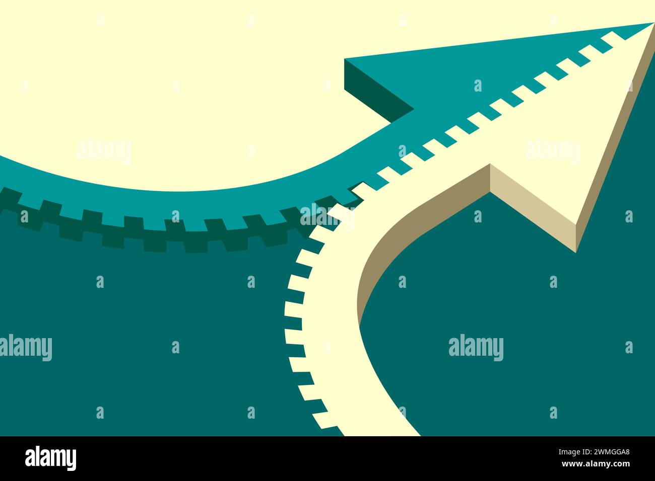 Teamwork direction hi-res stock photography and images - Alamy