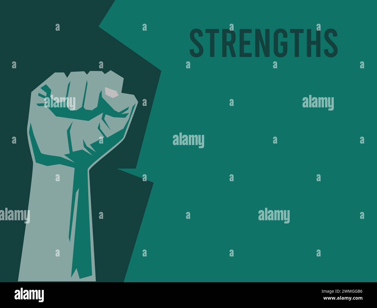 Visual representation of strengths, infographics related of SWOT Stock ...