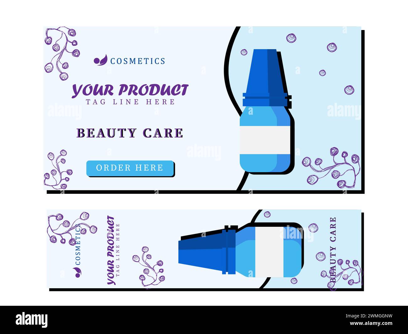 Art illustration concept advertisement brand product mock up Stock ...