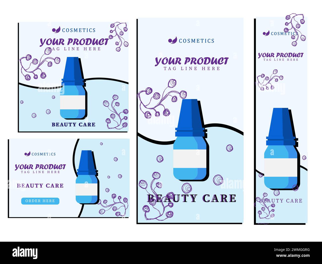 Art illustration concept advertisement brand product mock up Stock ...