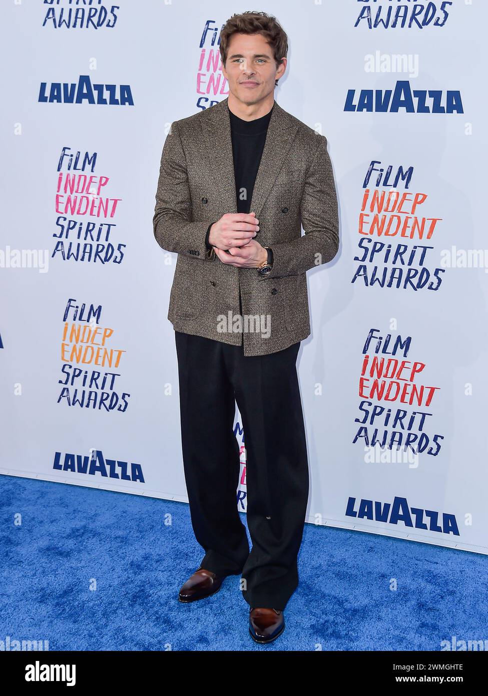 SANTA MONICA, LOS ANGELES, CALIFORNIA, USA - FEBRUARY 25: James Marsden ...