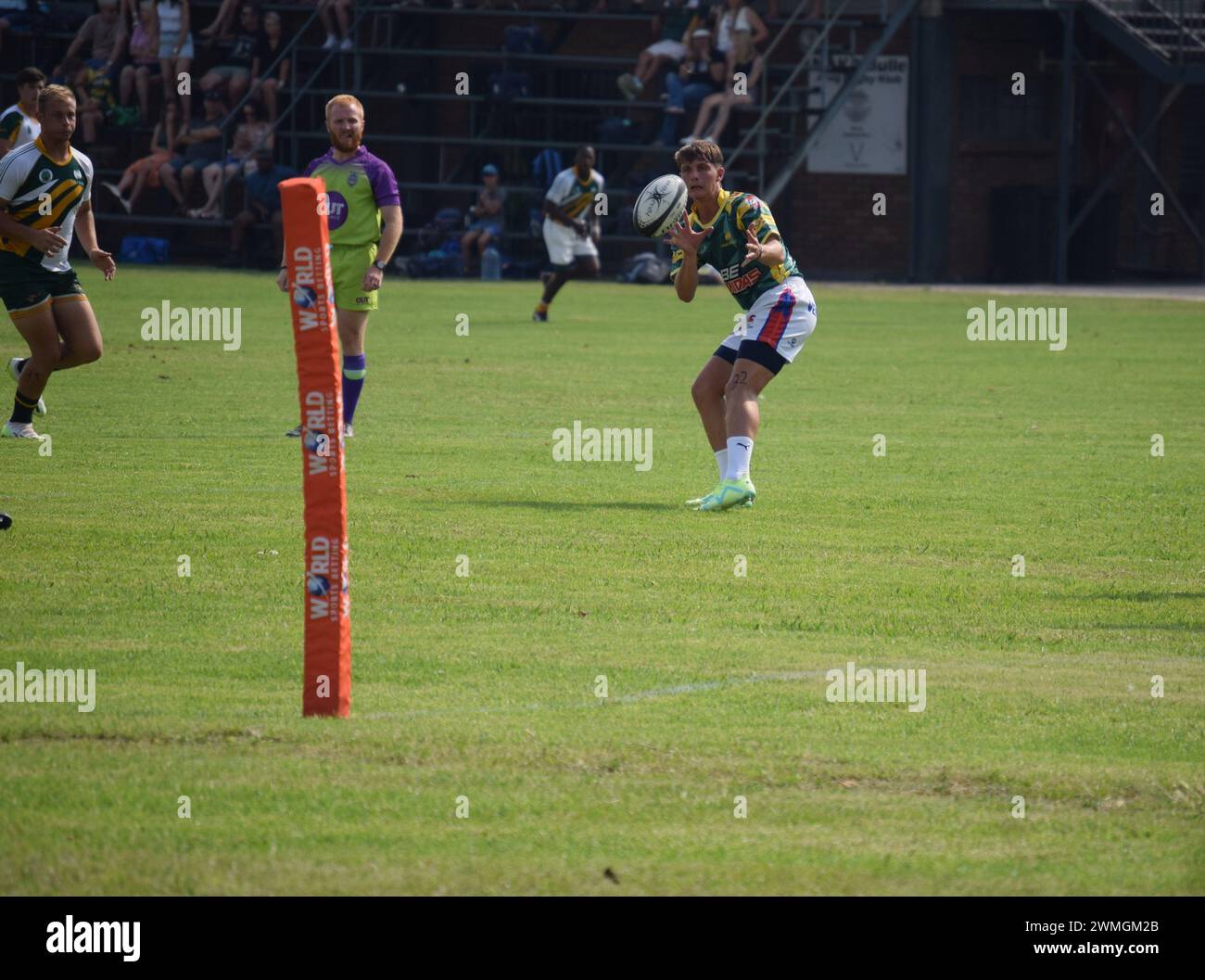 Under 20 Rugby Player and Fans Stock Photo - Alamy
