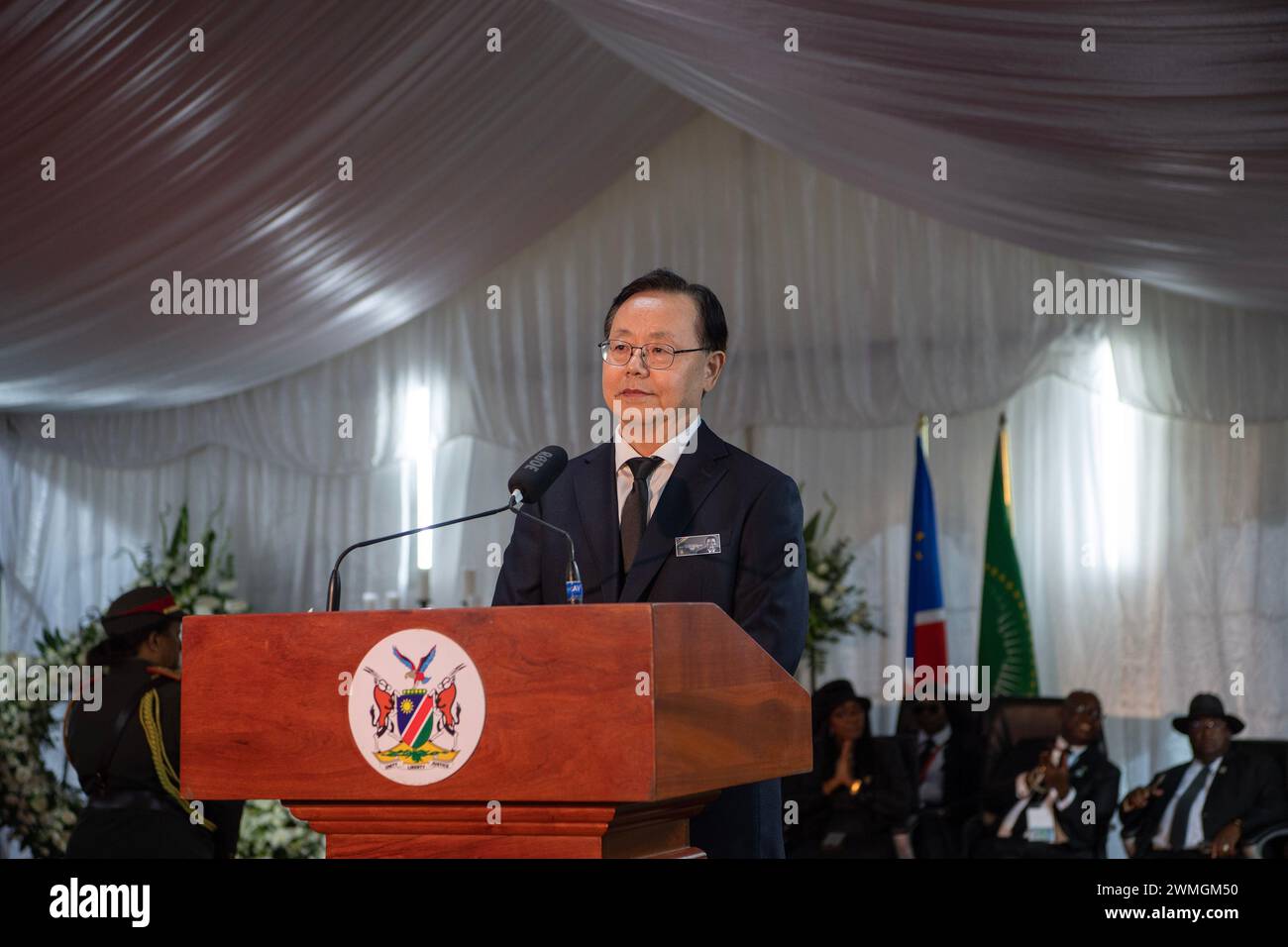(240226) -- WINDHOEK, Feb. 26, 2024 (Xinhua) -- Chinese President Xi ...