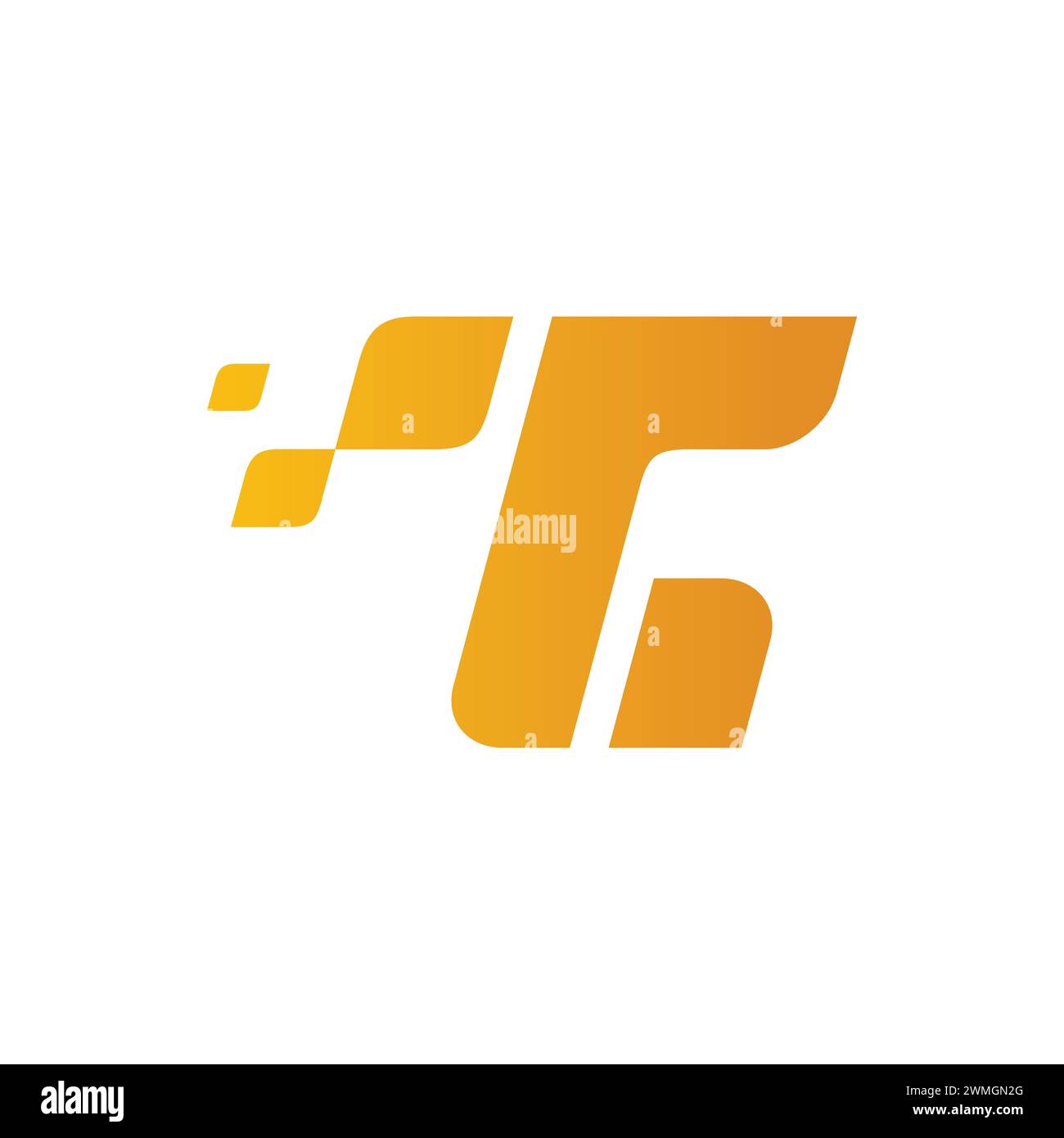 Initial Letter Tc Logo Design Template Linked Vector Image Tc Logo Initial Letter Design