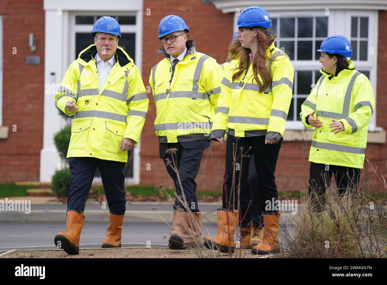 Labour leader Sir Keir Starmer and deputy leader Angela Rayner during a ...