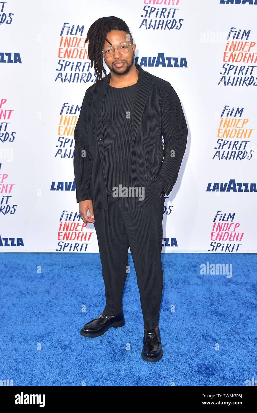 Jomo Fray bei der 39. Verleihung der Film Independent Spirit Awards 2024 am Santa Monica Pier ...