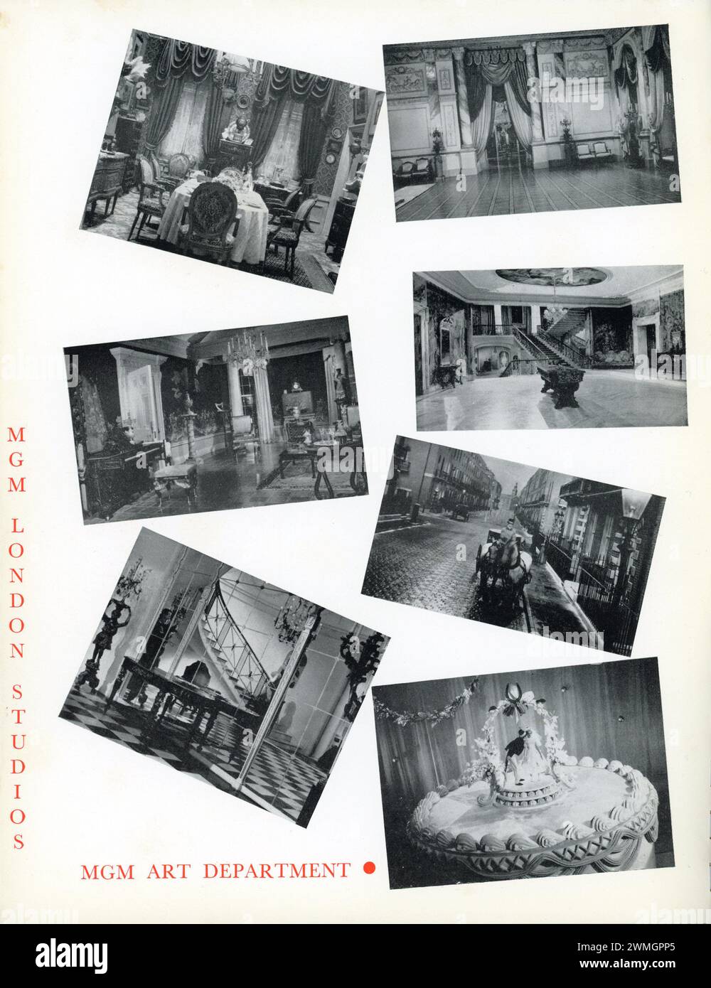 Sets produced by MGM Art Department at METRO GOLDWYN MAYER LONDON ...