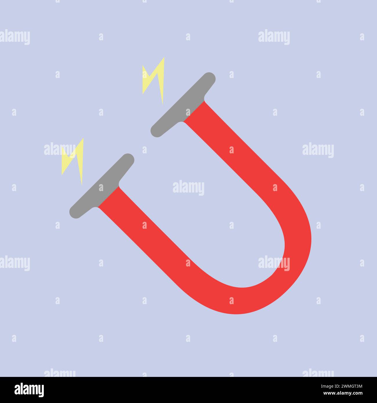 Horseshoe shaped magnet Stock Vector Images - Alamy