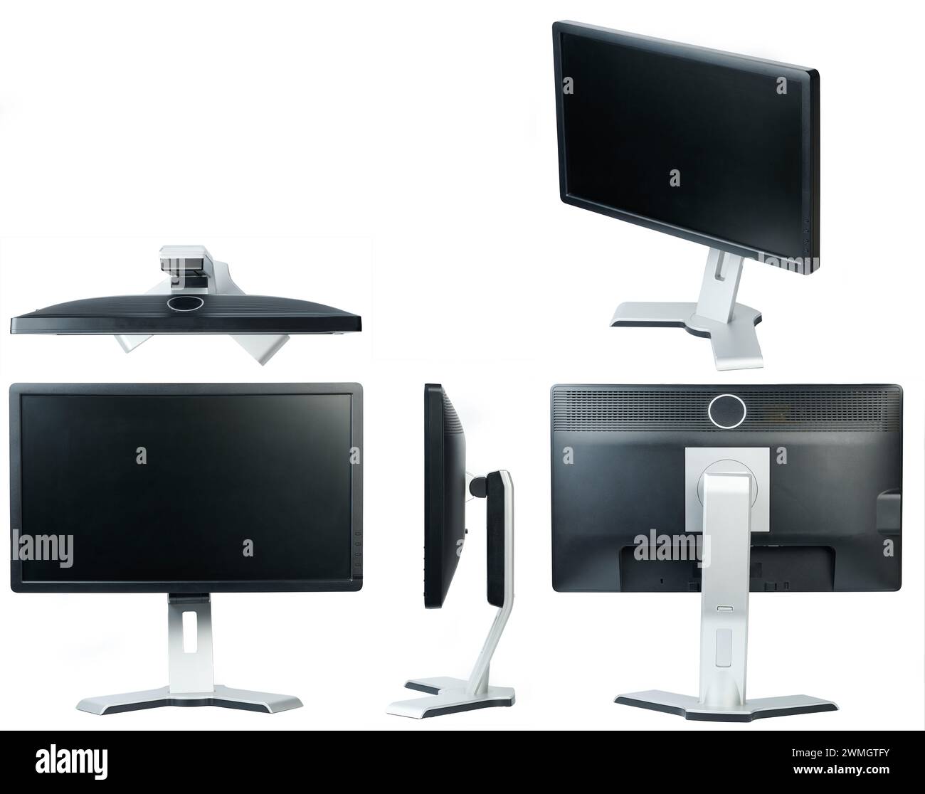 Monitor mockup 3d white background hi-res stock photography and images ...