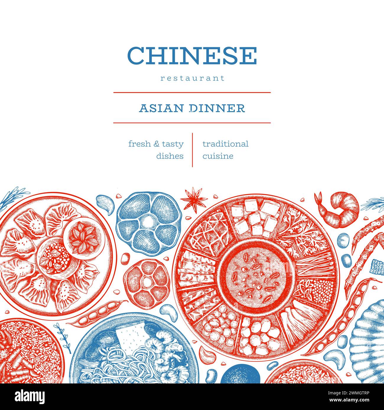 Vintage chinese restaurant menu cover hi-res stock photography and ...