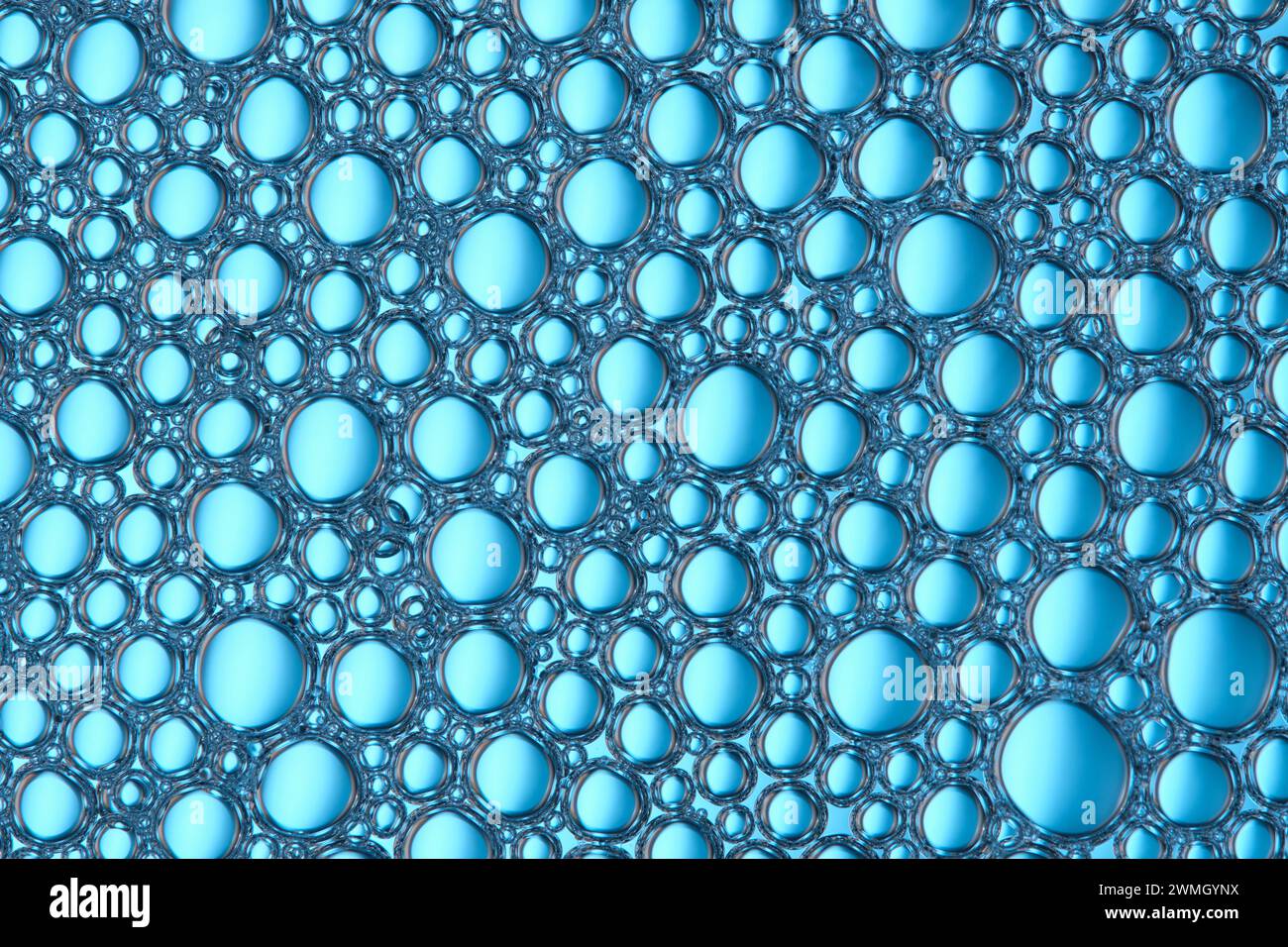 Abstract blue macro background with lots of soap bubbles Stock Photo ...