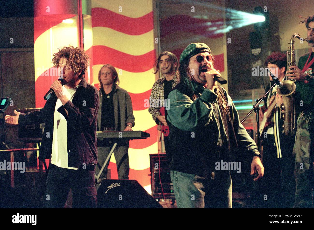 Milan Italy 1997-05-15: Niccolò Fabi, Italian singer, and Sir Oliver ...