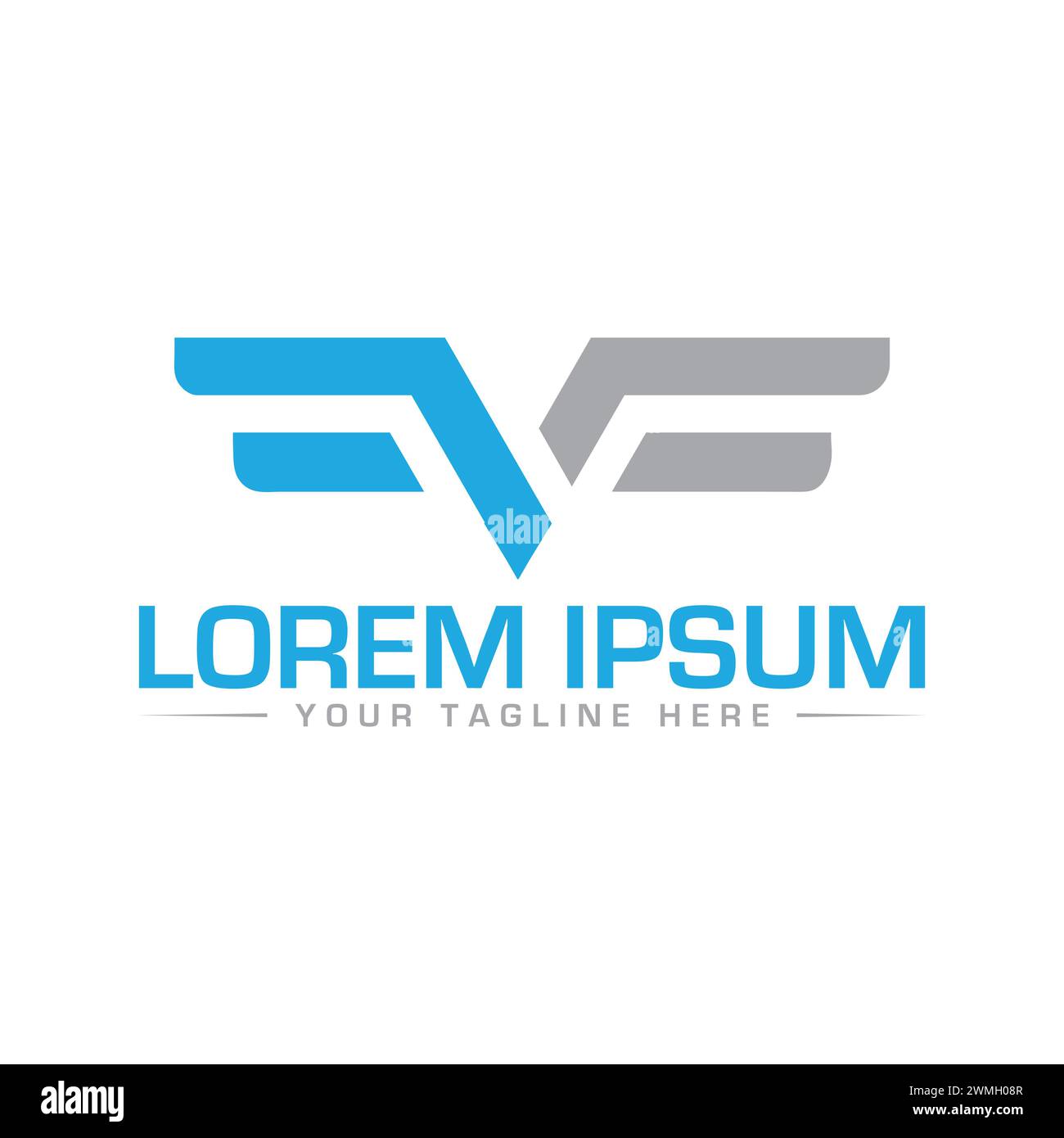 Modern logo solution letter f Cut Out Stock Images & Pictures - Alamy