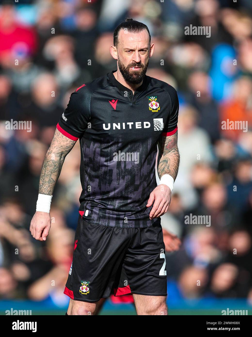 Wrexham's Steven Fletcher during the Sky Bet League Two match at ...