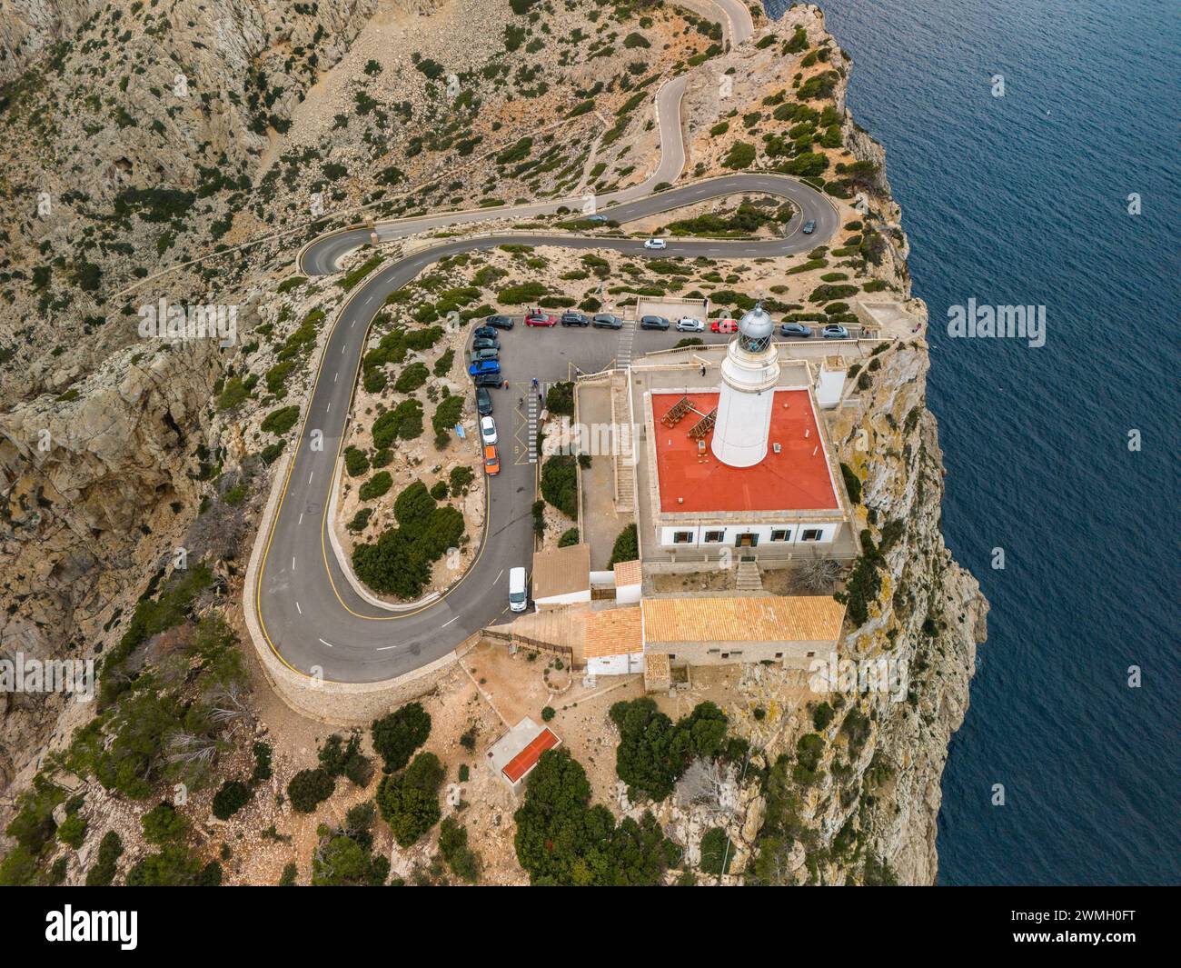 Birds eye view formentor lighthouse hi-res stock photography and images ...