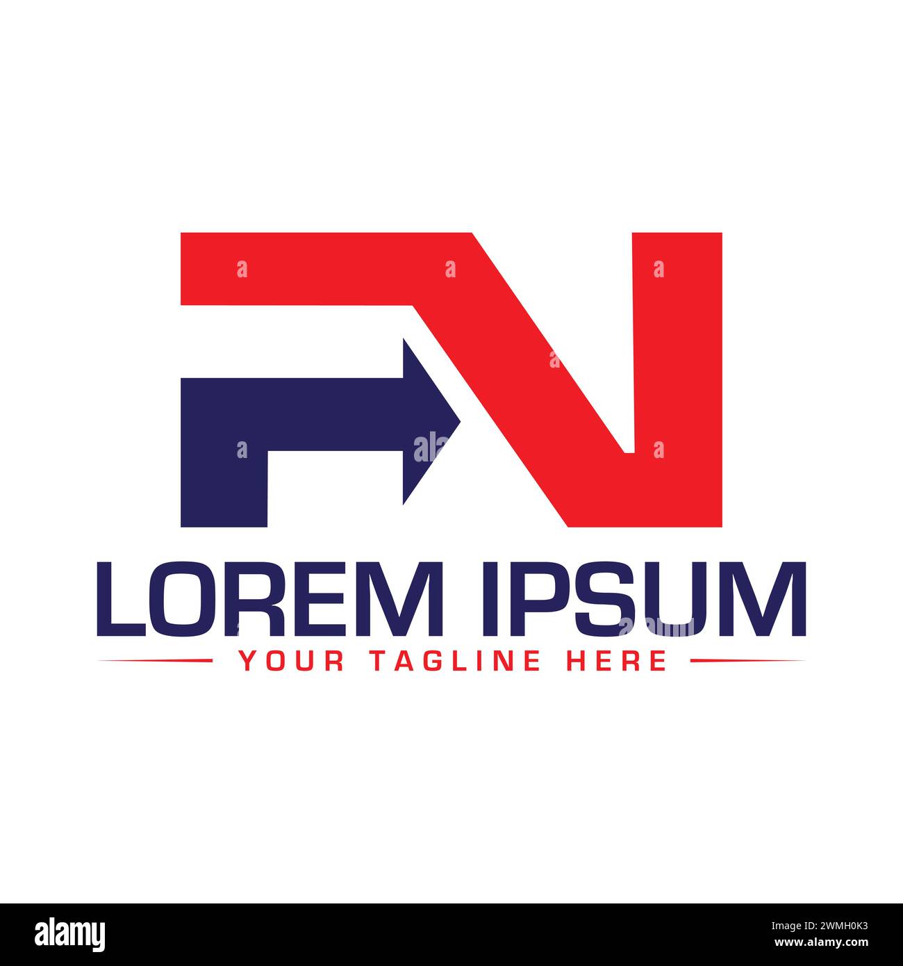 FN Letter Logo Design. Creative and Professional FN Letter Logo Design ...