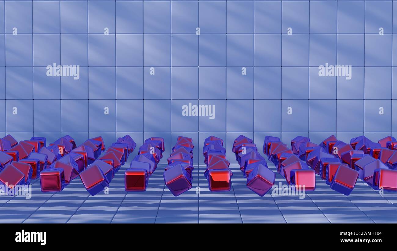 A visual depiction of data being organized and categorized into ...