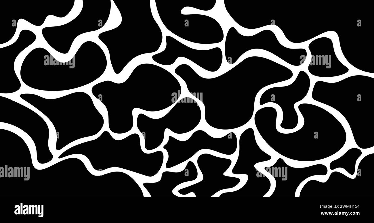 Fluid silhouette organic shapes abstract design, drop of liquid, paint for liquid shapes, simple ...
